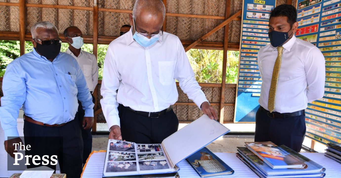 President Solih visits Felivaru Island | ThePress