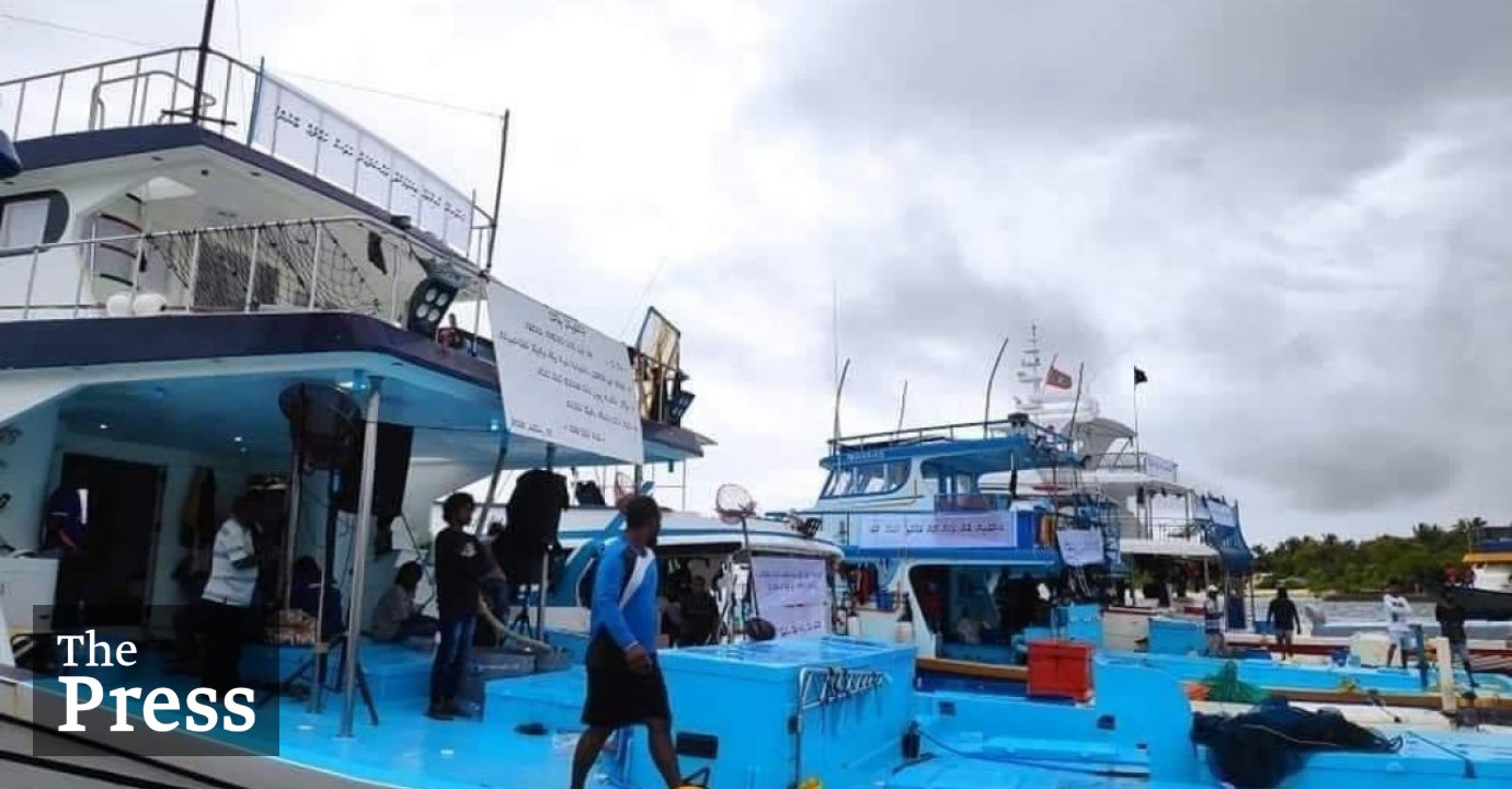Fishermen protest at Felivaru | ThePress