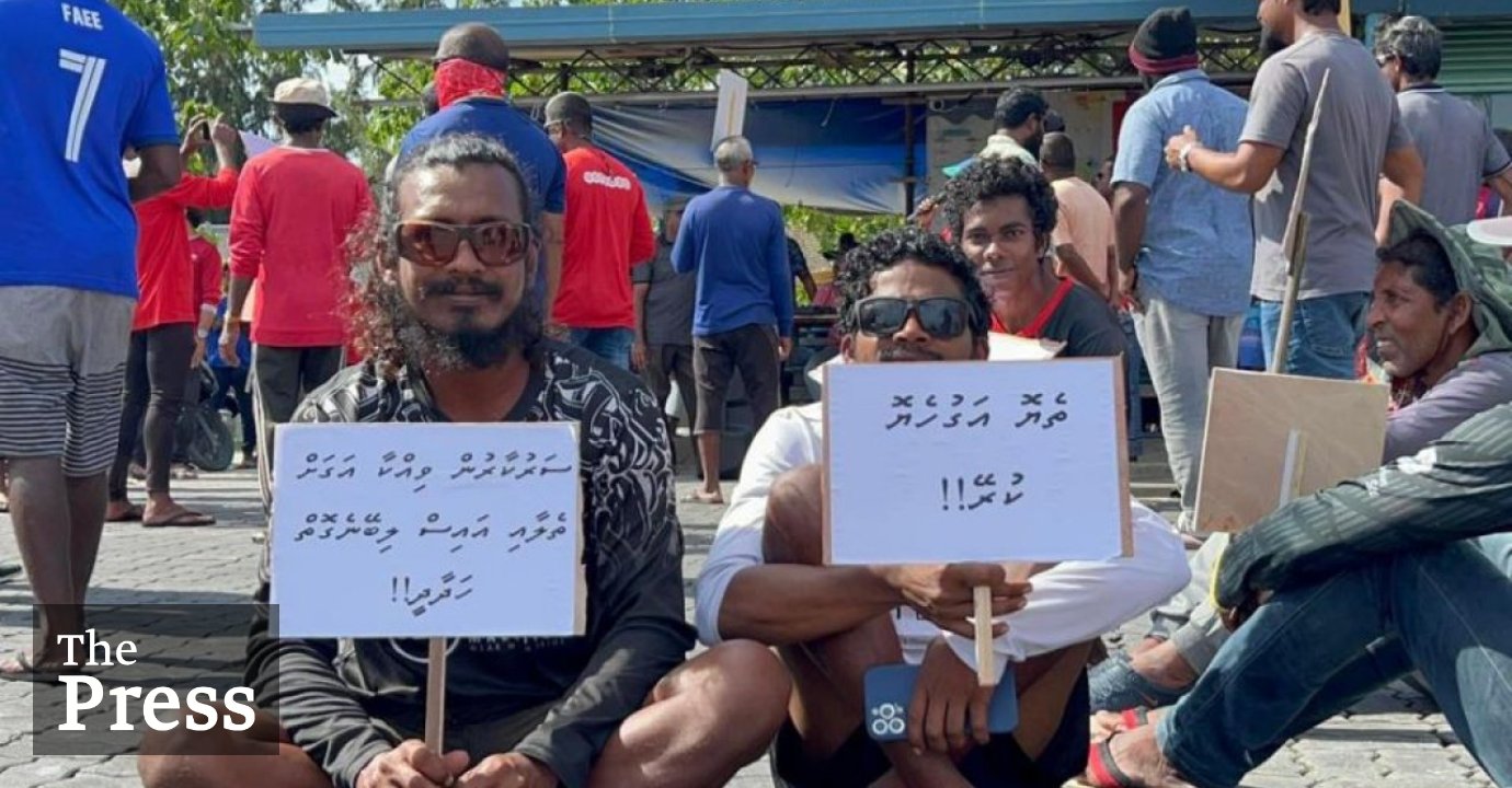 Maandhoo Strike: Fishermen have no intention of stopping protests ...