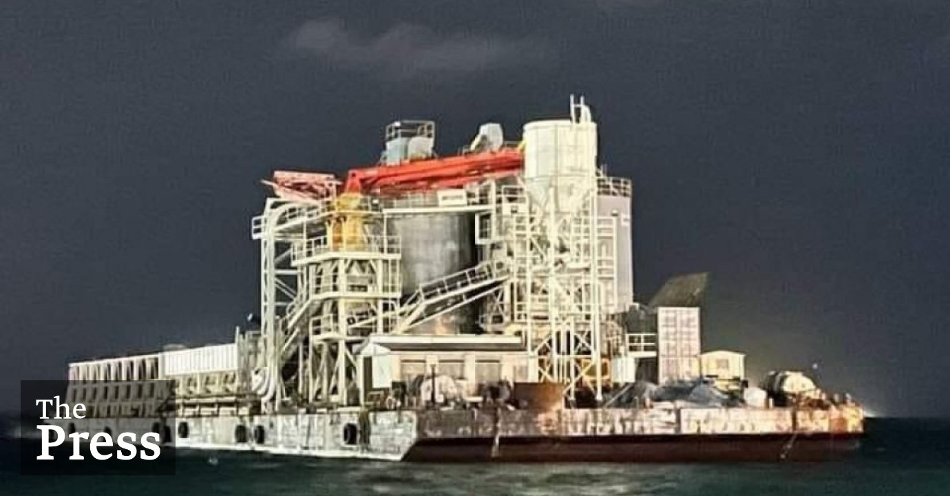 AFCONS bridge platform nearly crashed on villimale reef | ThePress